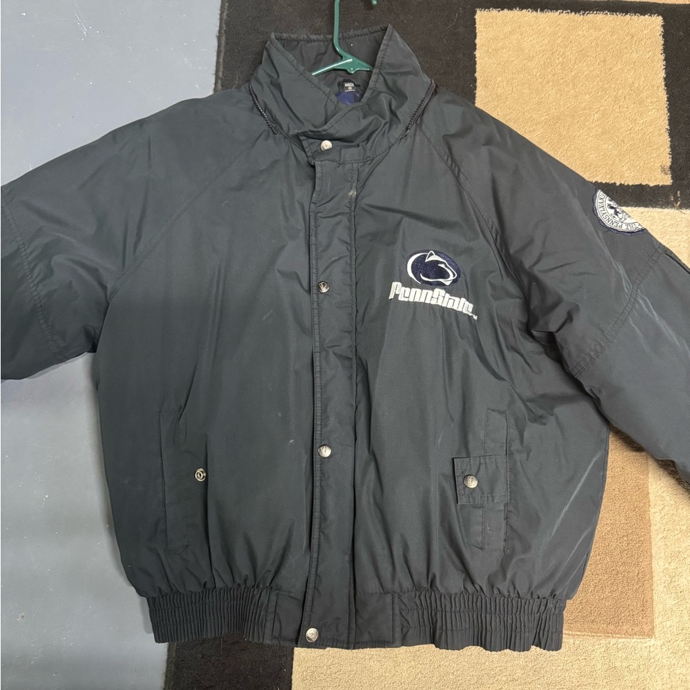 Pro Player Black Puffer Jacket With Hood And Elastic … - Gem